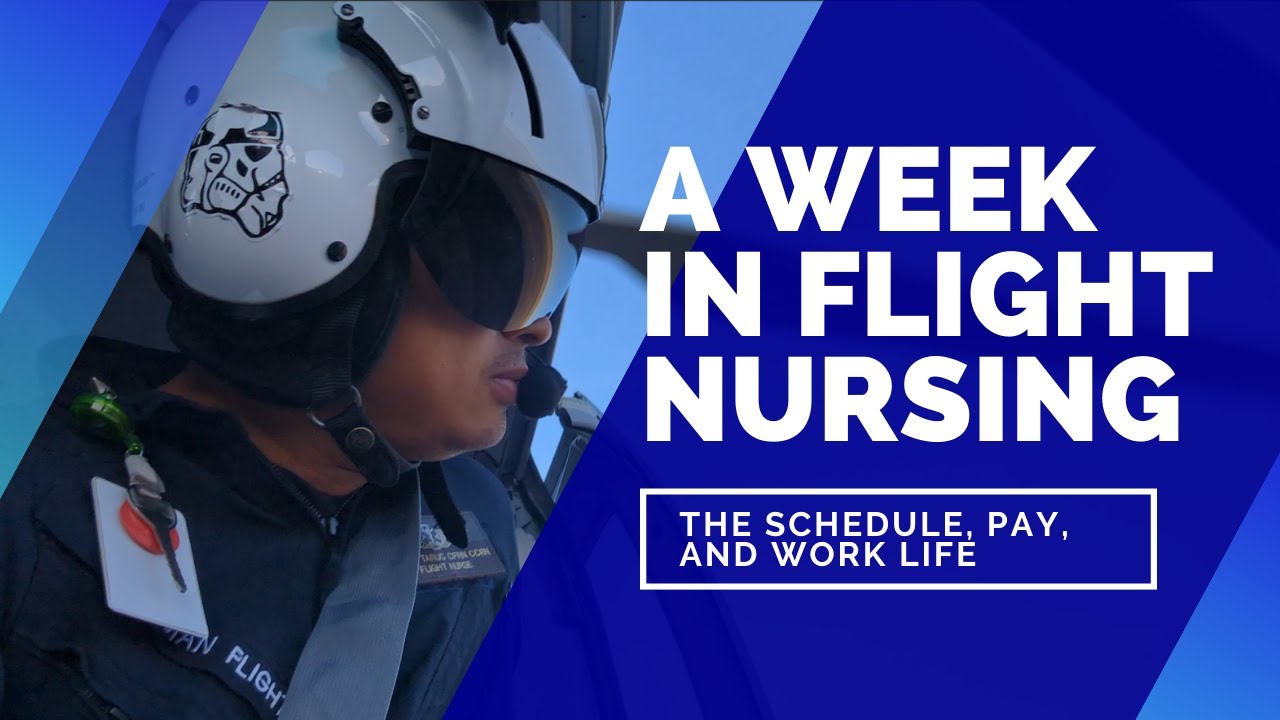 A Week in Flight Nursing. Details in the schedule and pay. - YouTube