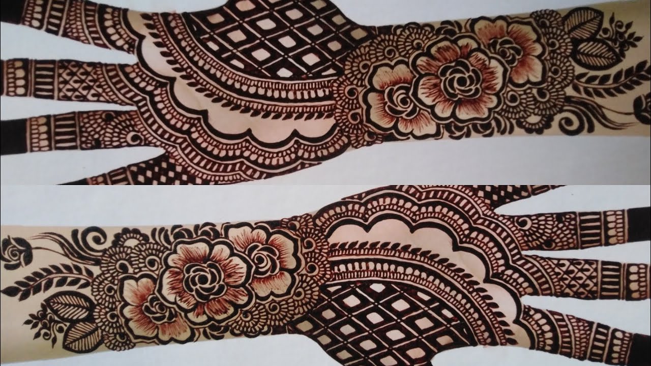 Mahndi Design 2024 New Style Simple Full Hand|Beautiful Cute And Simple ...