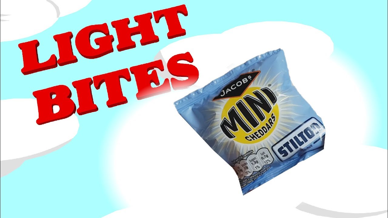 Light Bites - Mini Cheddars - Stilton (Jacob's) - YouTube