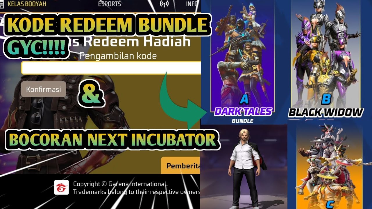 SEGERA KLAIM KODE REDEEM BUNDLE GYC DAN BOCORAN NEXT INCUBATOR BULAN ...