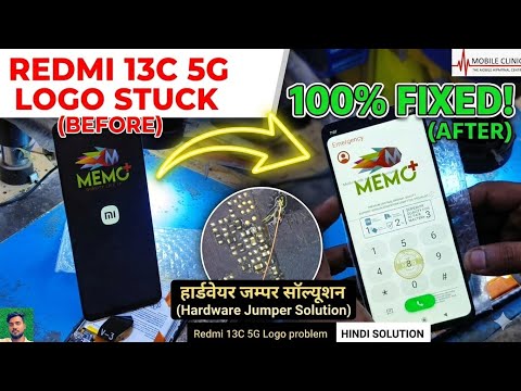 Redmi 13c 5G fast logo problem solution || Redmi 13c 5g first logo ke ...