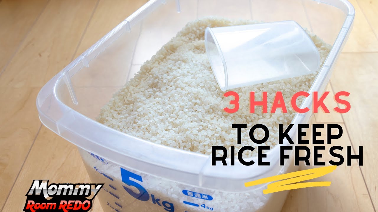 DIY How to store your rice long term to keep it fresh: The right way ...