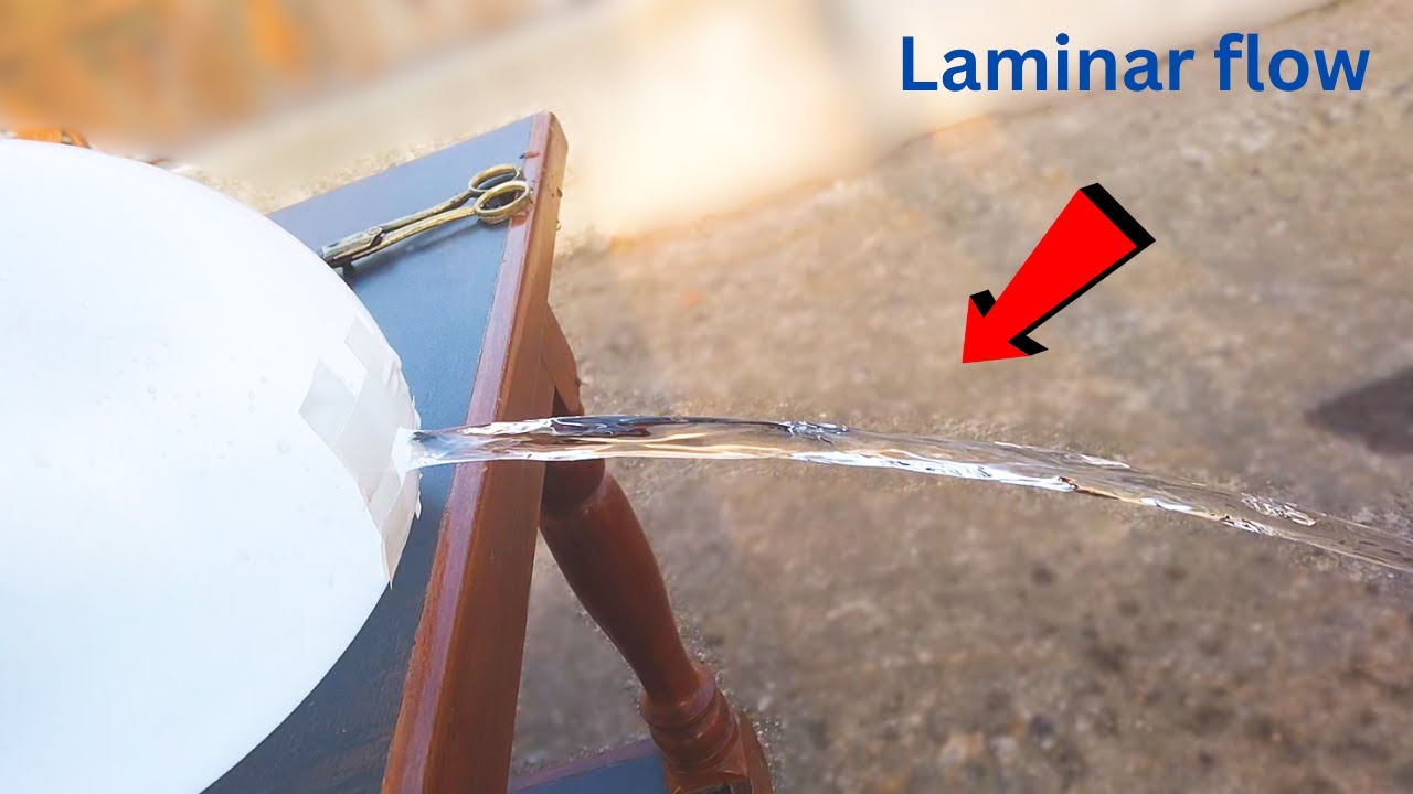 Laminar flow//amazing science experiments //चलते पानी का बर्फ बना दिया ...