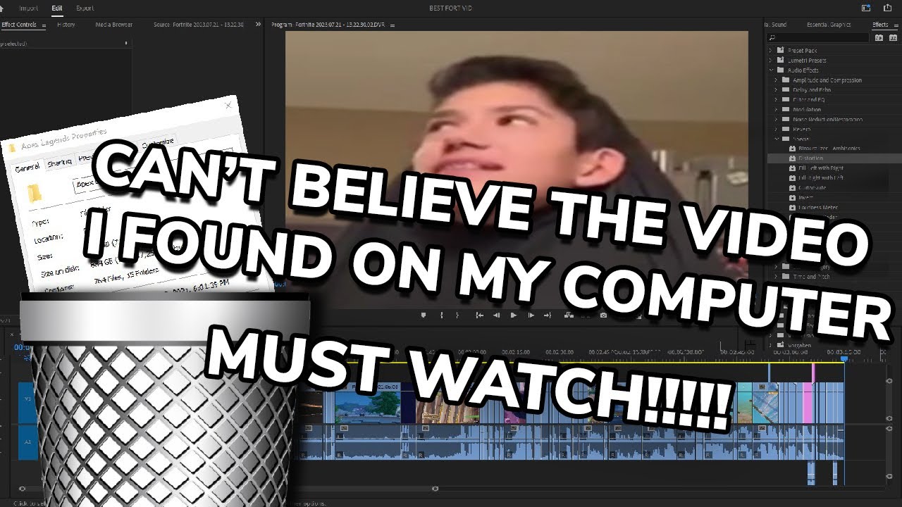 I Found The Best Clips In My Hard Drive - YouTube