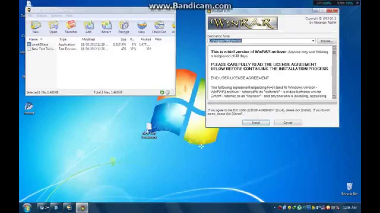 Winrar full version using notepad - YouTube