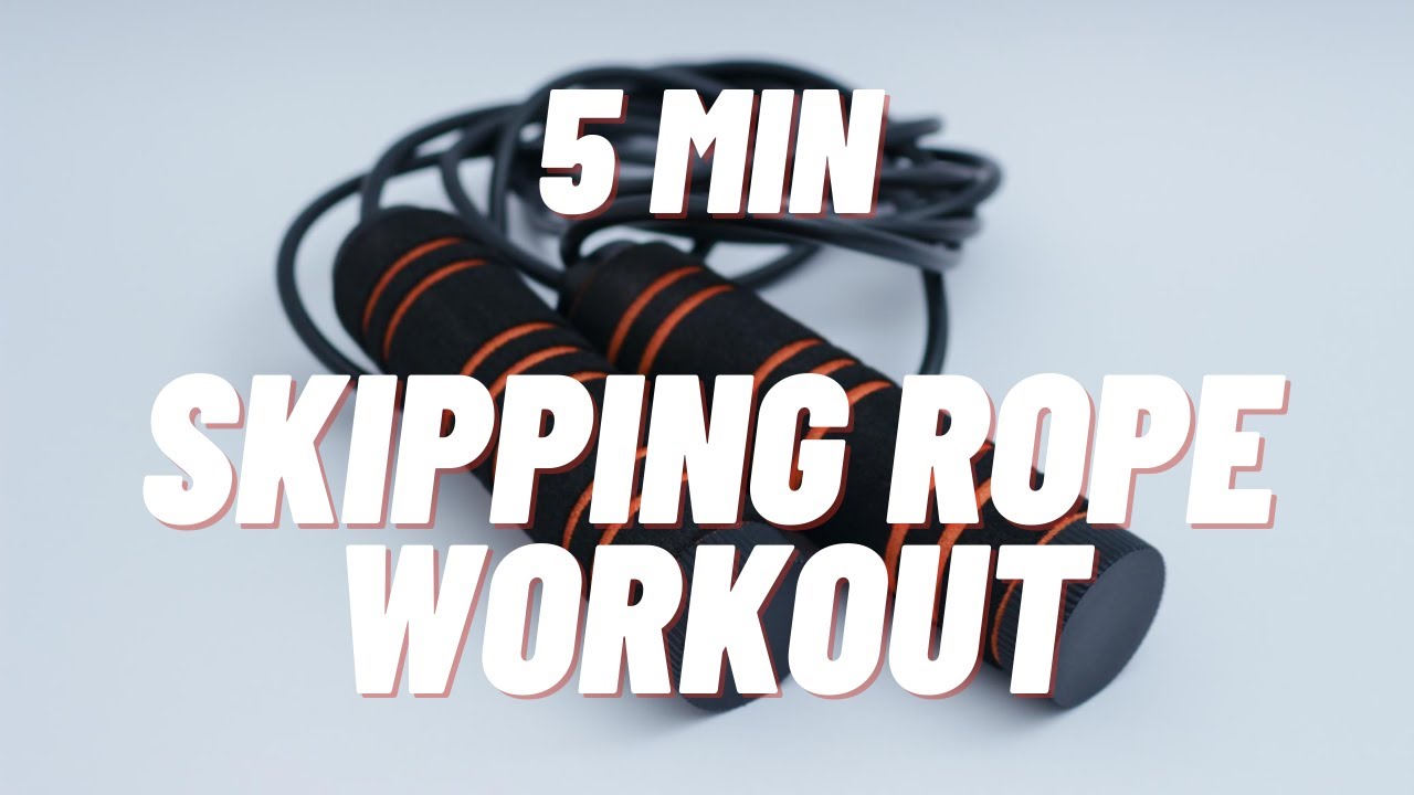 5 Min Skipping Rope Workout For Beginners - YouTube