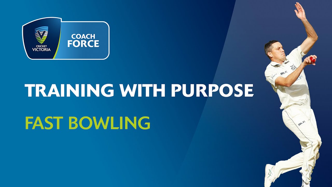 CV CoachForce Training with Purpose - Fast Bowling - YouTube
