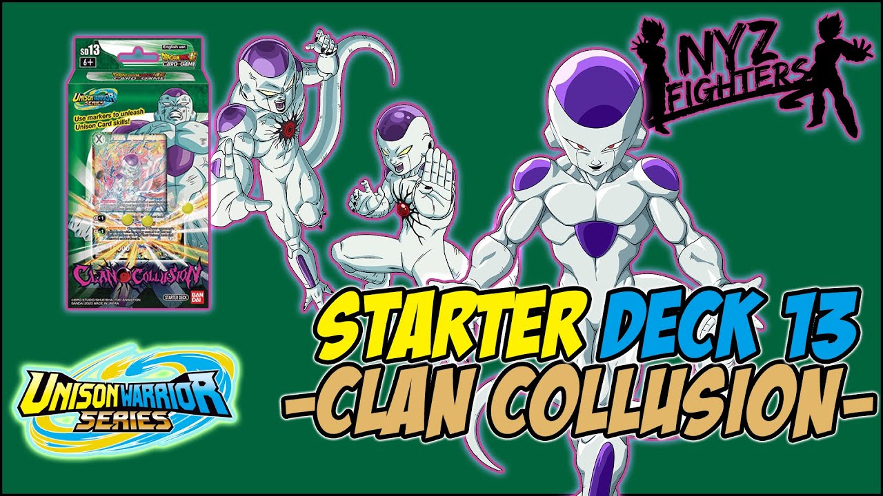 Clan Collusion STARTER DECK 13 DRAGON BALL SUPER CARD GAME [DBS-SD13 ...