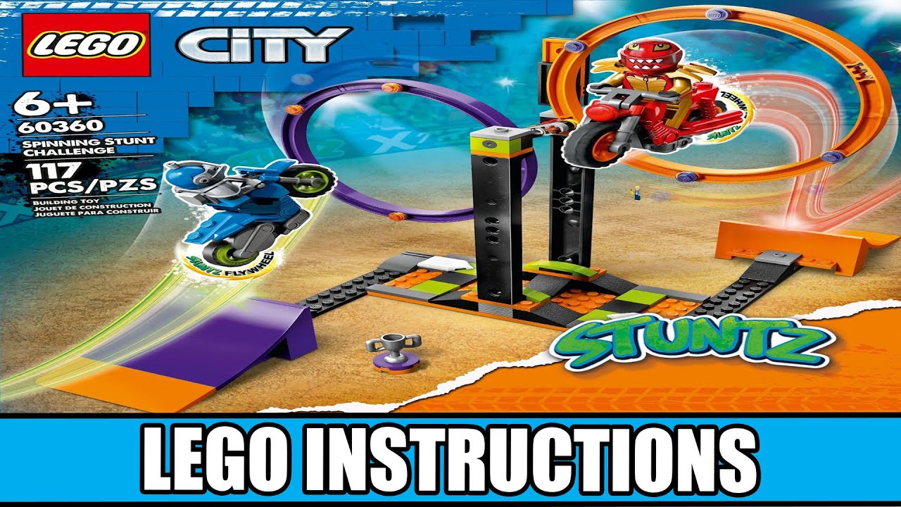 LEGO Instructions | City | 60360 | Spinning Stunt Challenge - YouTube