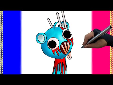 How To Draw Sky Blue Sprunki Incredibox Phase 4