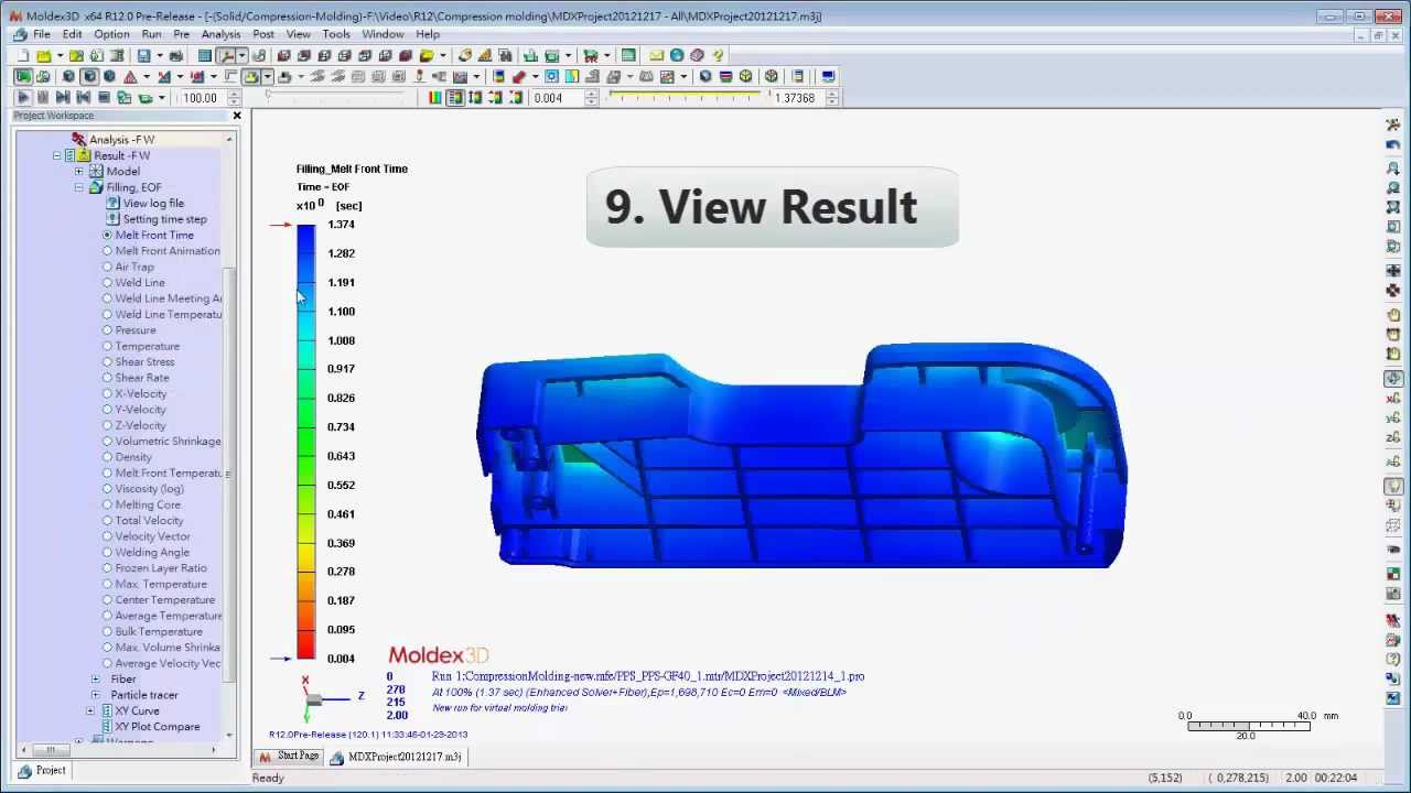 Moldex3D Compression Molding Tutorial - YouTube