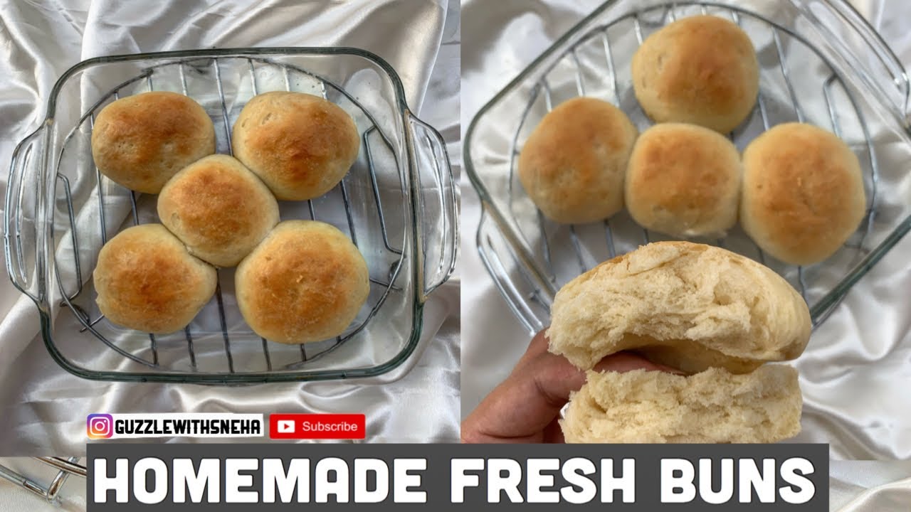 Homemade buns | fresh buns | how to make buns at home | buns recipe ...