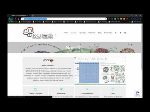 Descarga Instalación y uso de NodeXL - YouTube
