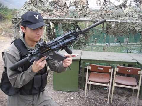 WE M4A1 GBB reload - YouTube