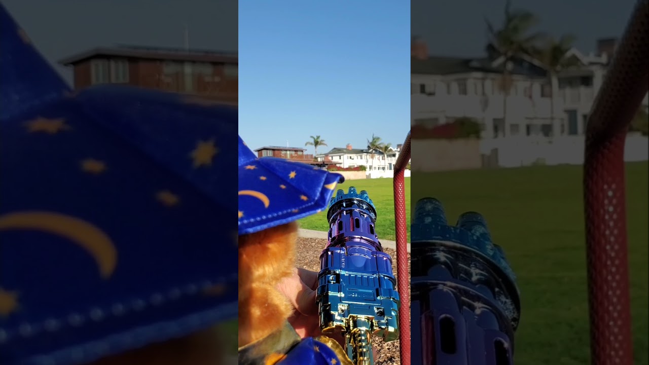 Wizard Beaver Tests the Bubble Magic - YouTube