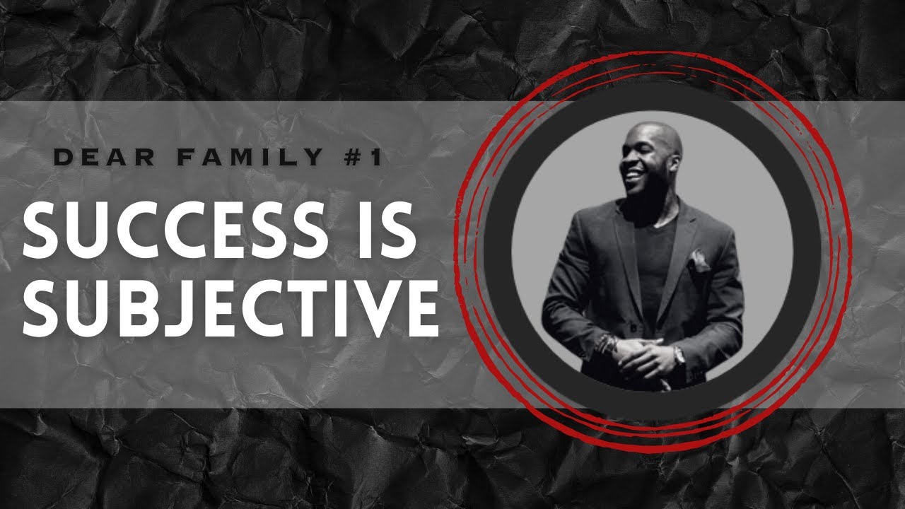 Success is Subjective | Educator Unplugged| Journal Series - YouTube