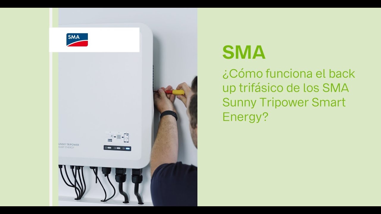 ¿Cómo funciona el back up trifásico de los #SMA Sunny Tripower Smart ...