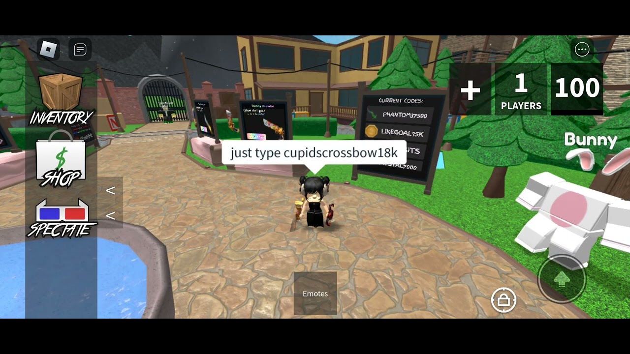 showing you how to get crossbow in Kai's mm2 - YouTube