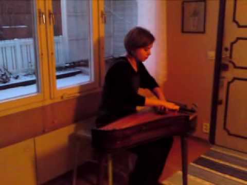 Anni playing the kantele - YouTube