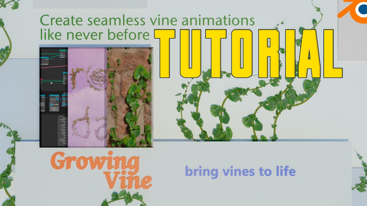 Growing Vine tutorial - Blender Geometry Nodes - YouTube