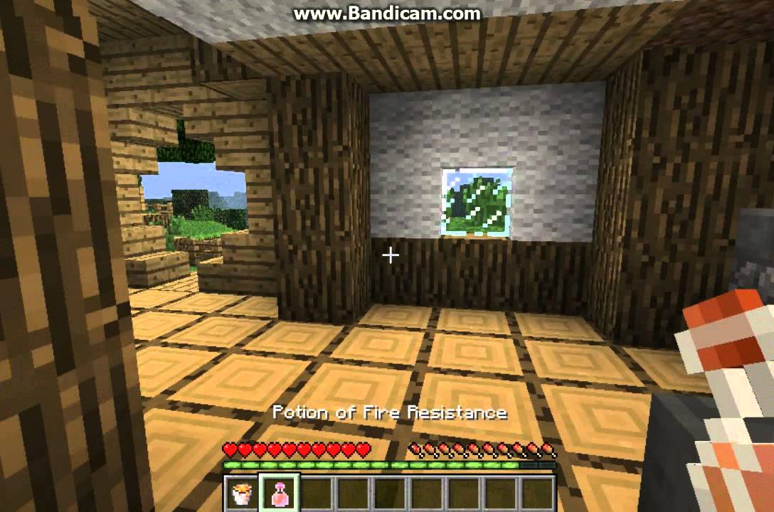 Minecraft Alchemia: Mikstura Odporności na ogień - YouTube