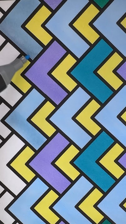 Oddly satisfying pattern coloring 🌟 - YouTube