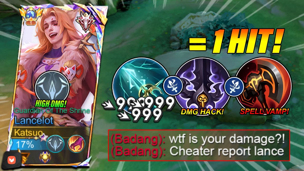 UPDATE: LANCELOT NEW BUILD 1 SHOT 100% BROKEN!! 😈🔥 | LANCELOT BEST ...