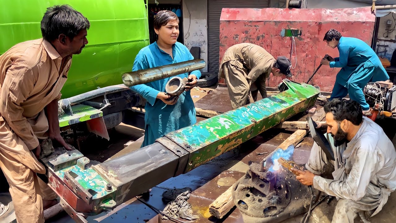 Made The jack Pan New and Welded and Fixed The jack Pan - YouTube