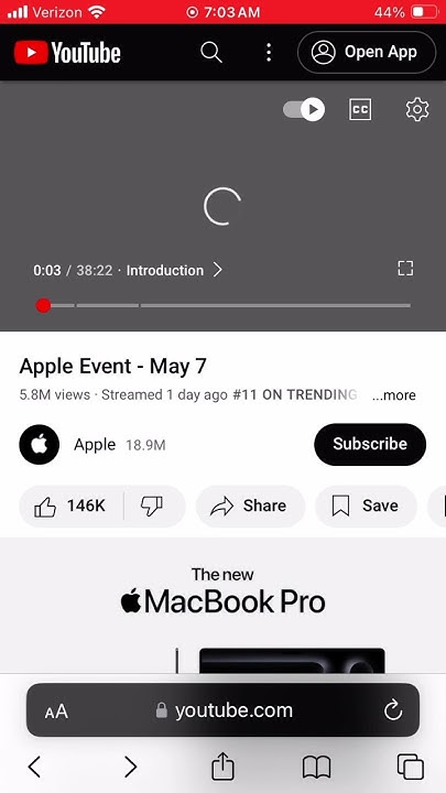 YouTube bug in iOS Safari - YouTube