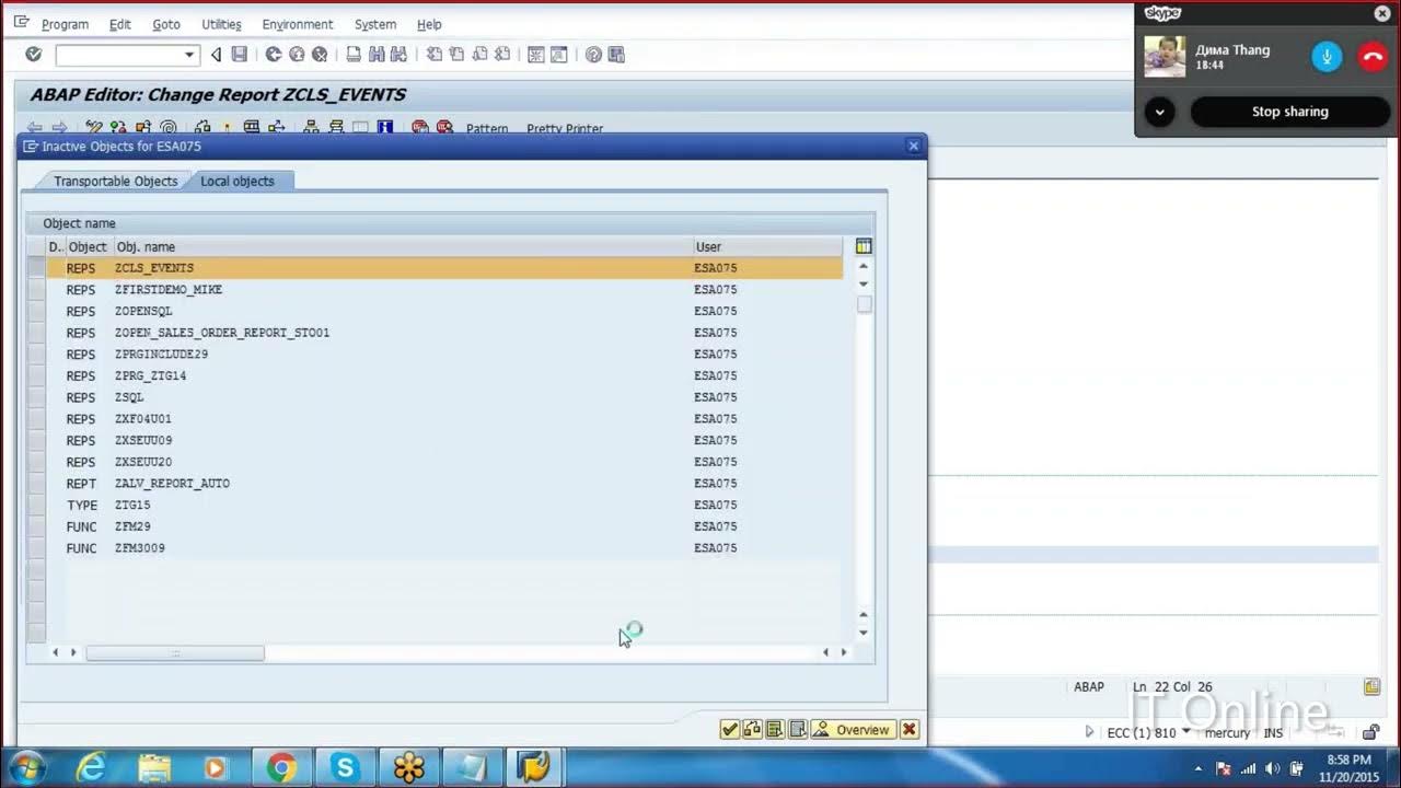 SAP ABAP - Bài 49: Abap Oops 5 #sapabap - YouTube