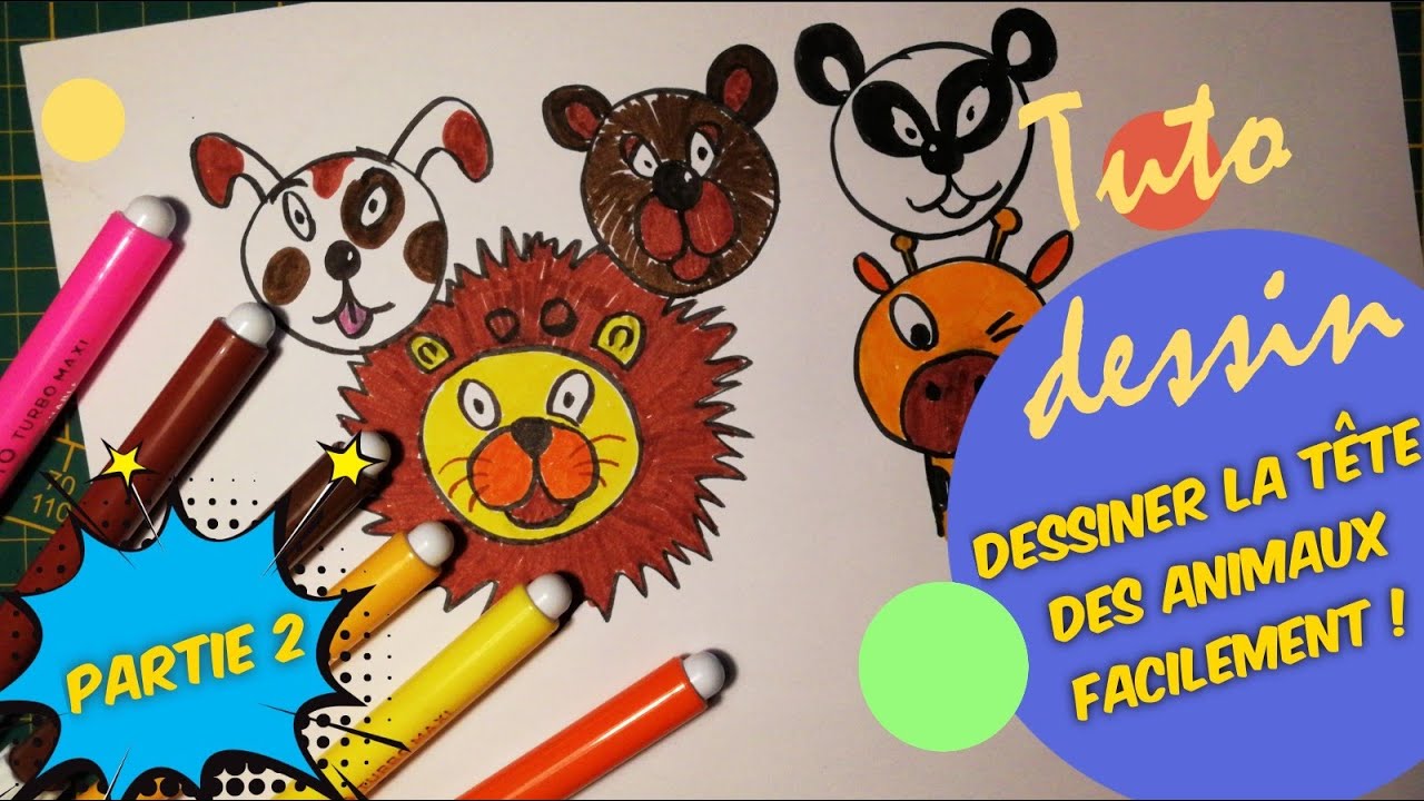 Épisode 4: Apprendre à dessiner des animaux facilement ! Partie 2 - YouTube
