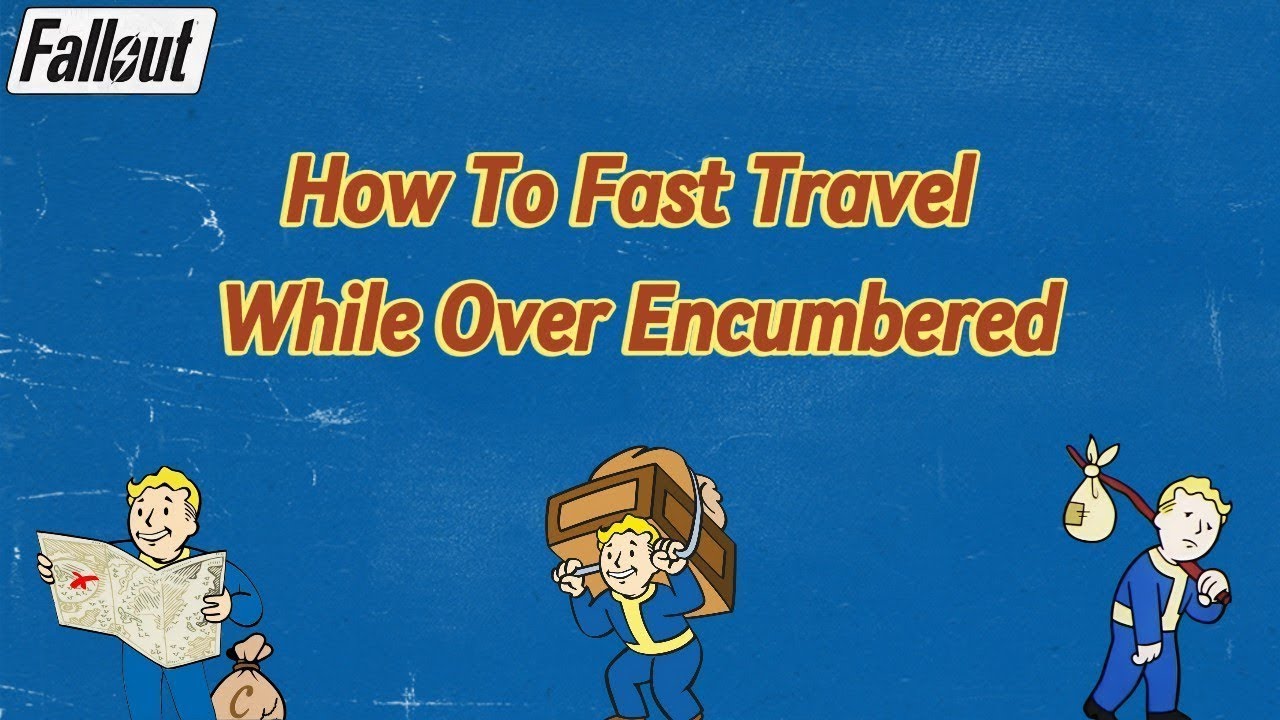 Fast Traveling While Over-Encumbered In Fallout 76..... - YouTube