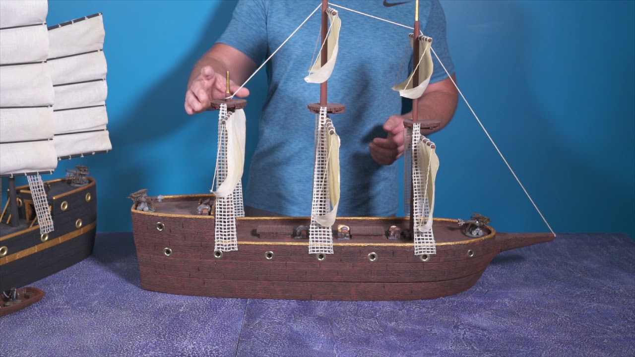 Custom DnD Terrain - 28mm Ships - YouTube