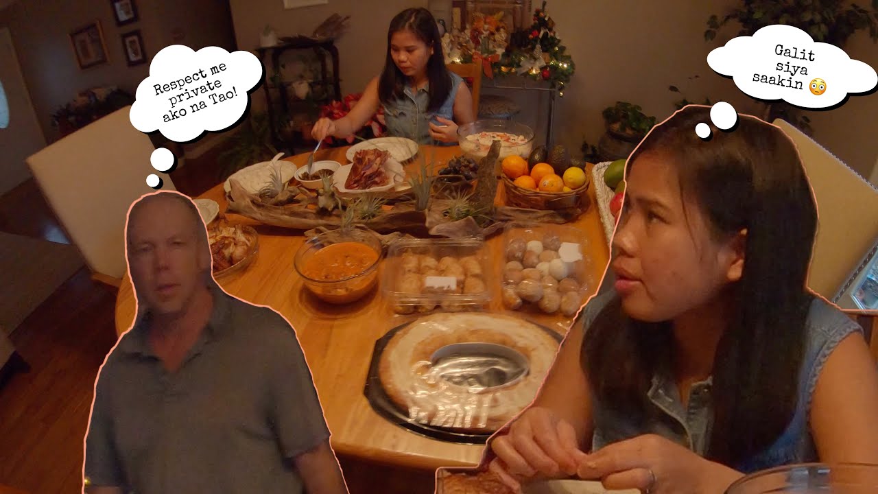 GALIT SI MISTER | MUKBANG CHRISTMAS EVE | MAG ISA LANG KUMAIN - YouTube