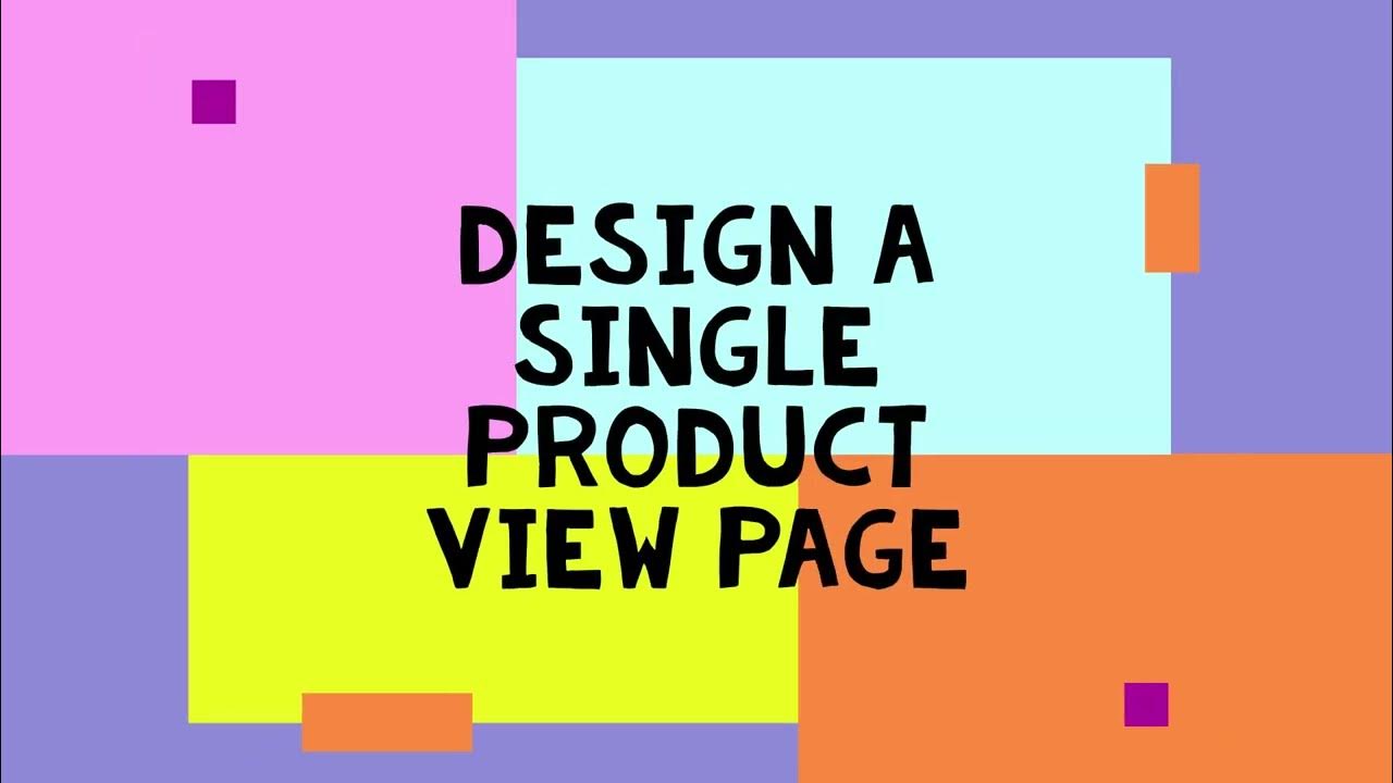 web task 22 | E-commerce Application | Design a responsive single product view page | Java ...