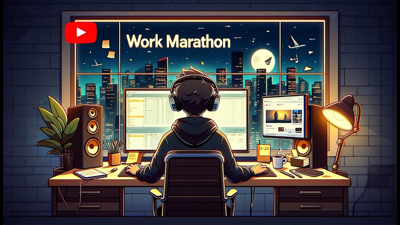 Work Marathon: Music to Fuel Your Productivity for Hours [Deep ...