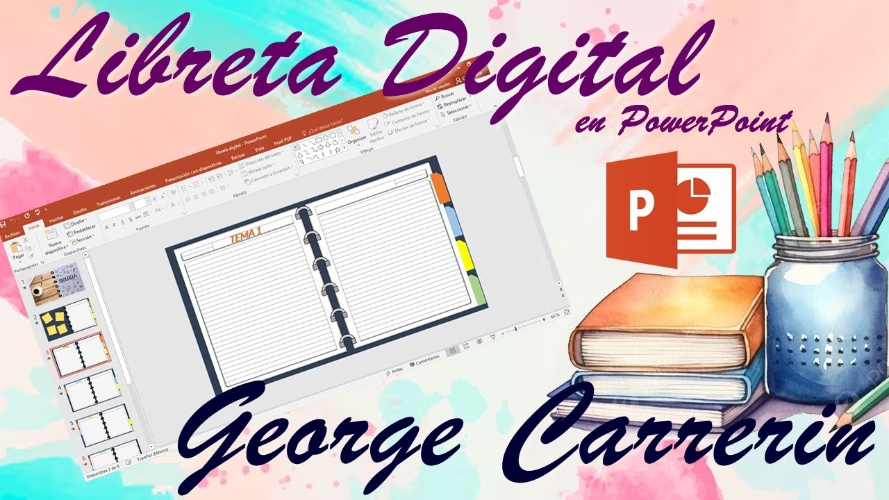 Libreta Digital en PowerPoint #powerpoint - YouTube