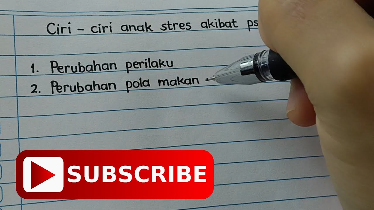 Tulisan Tangan Bagus, Rapi, Indah, dan Bersih ~ Ciri-ciri Anak yang ...