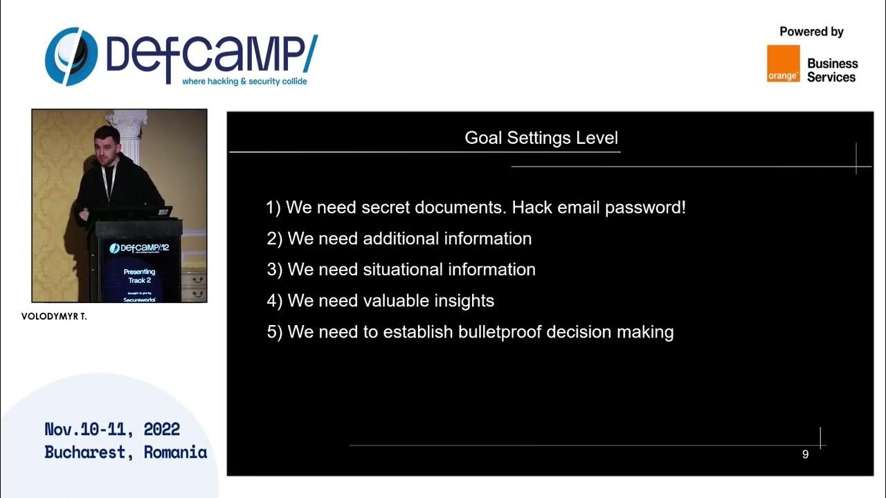 Impactful Cyber Army Workflows at DefCamp 2022 - YouTube