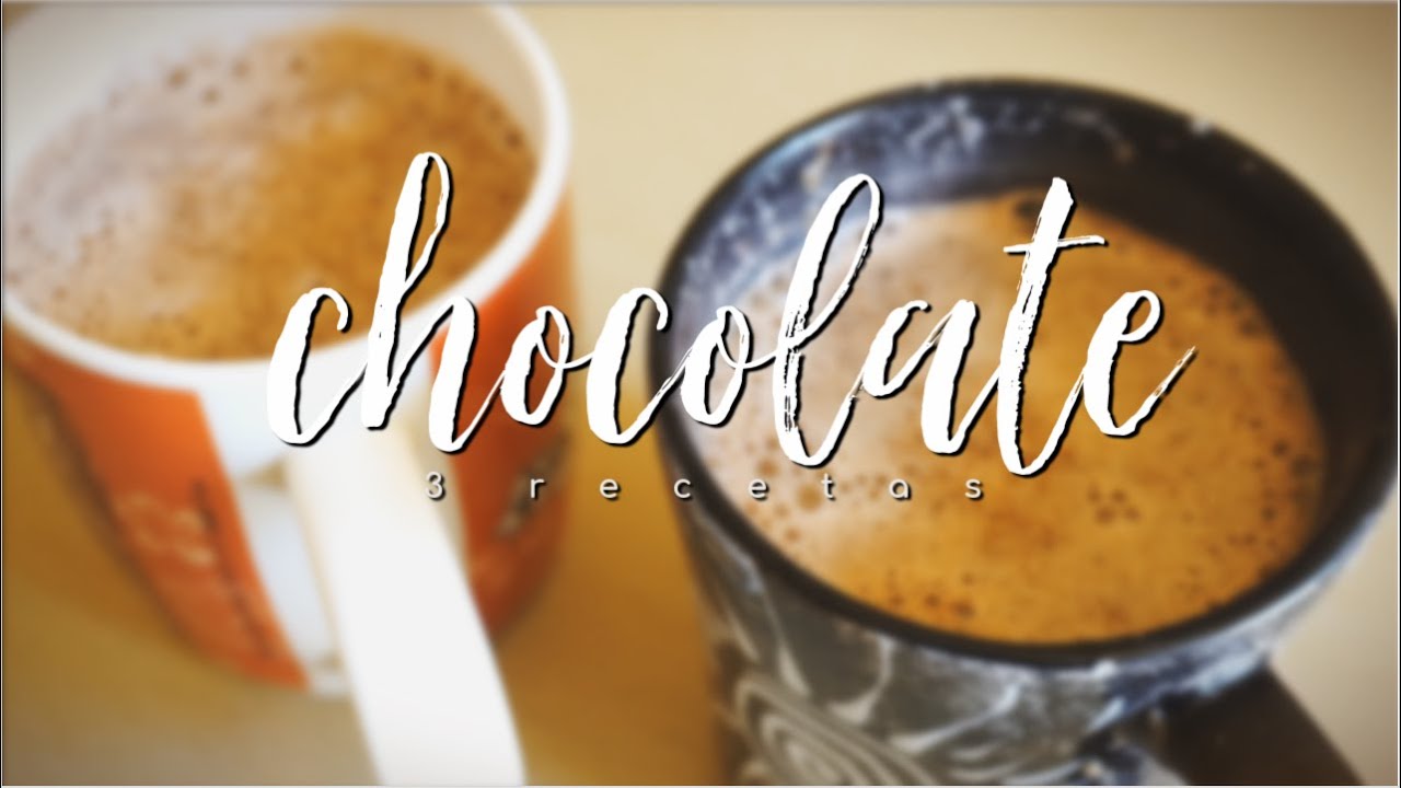 3 recetas de chocolate caliente || bebidas para el otoño - YouTube