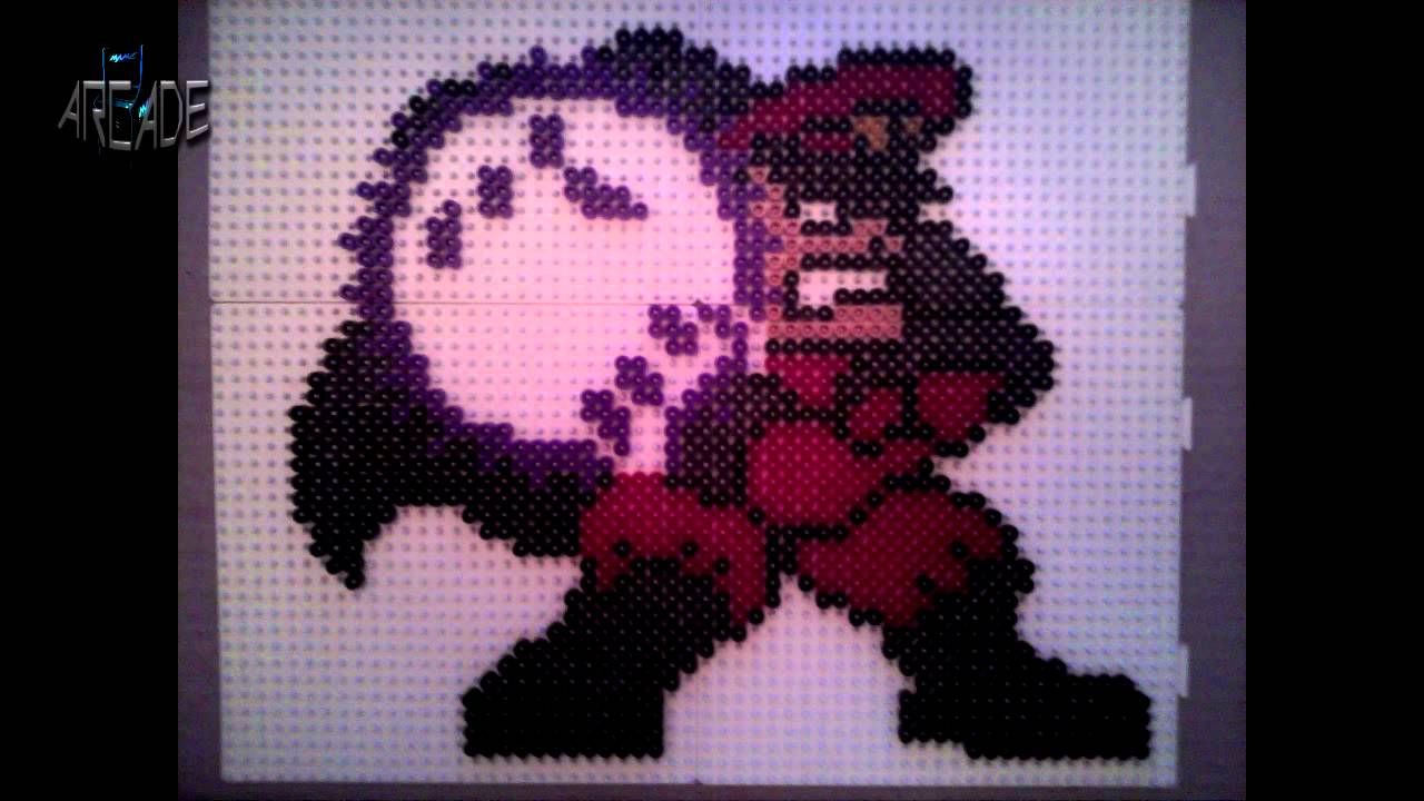 Street Fighter M. Bison (Bead Sprite Art) - YouTube