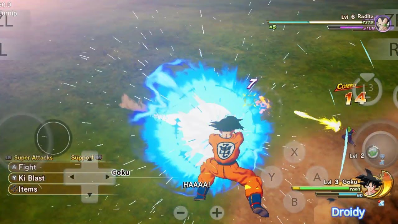 Goku Vs Raditz Full Fight Dragonball Z Kakarot - YouTube