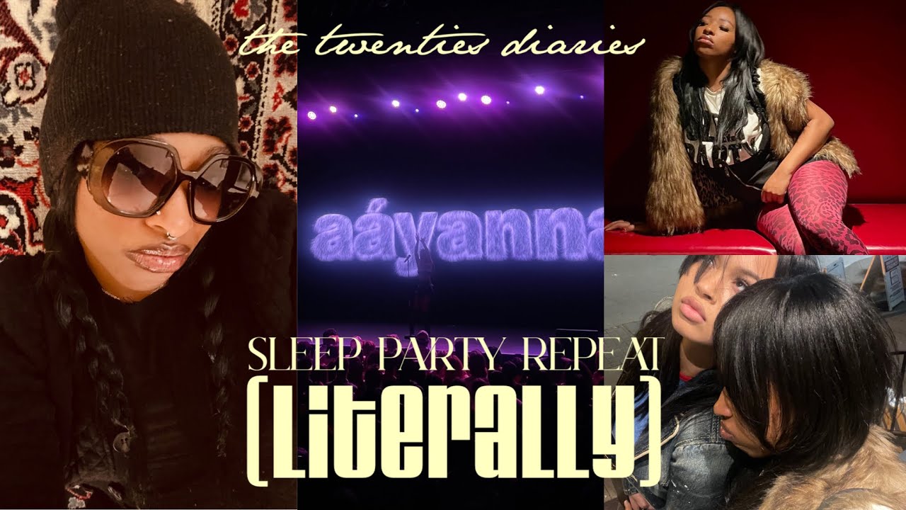 sleep party repeat (literally) - YouTube