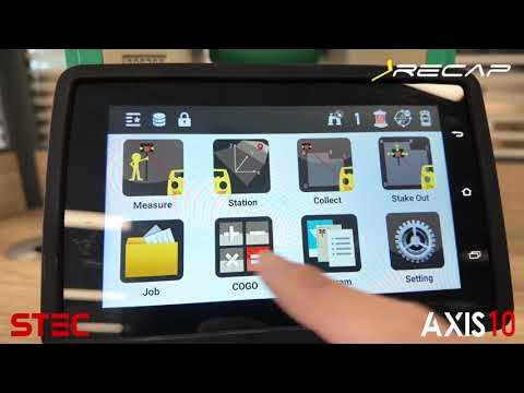 STEC AXIS 10 | Robotic Total Station | Main Menu - YouTube