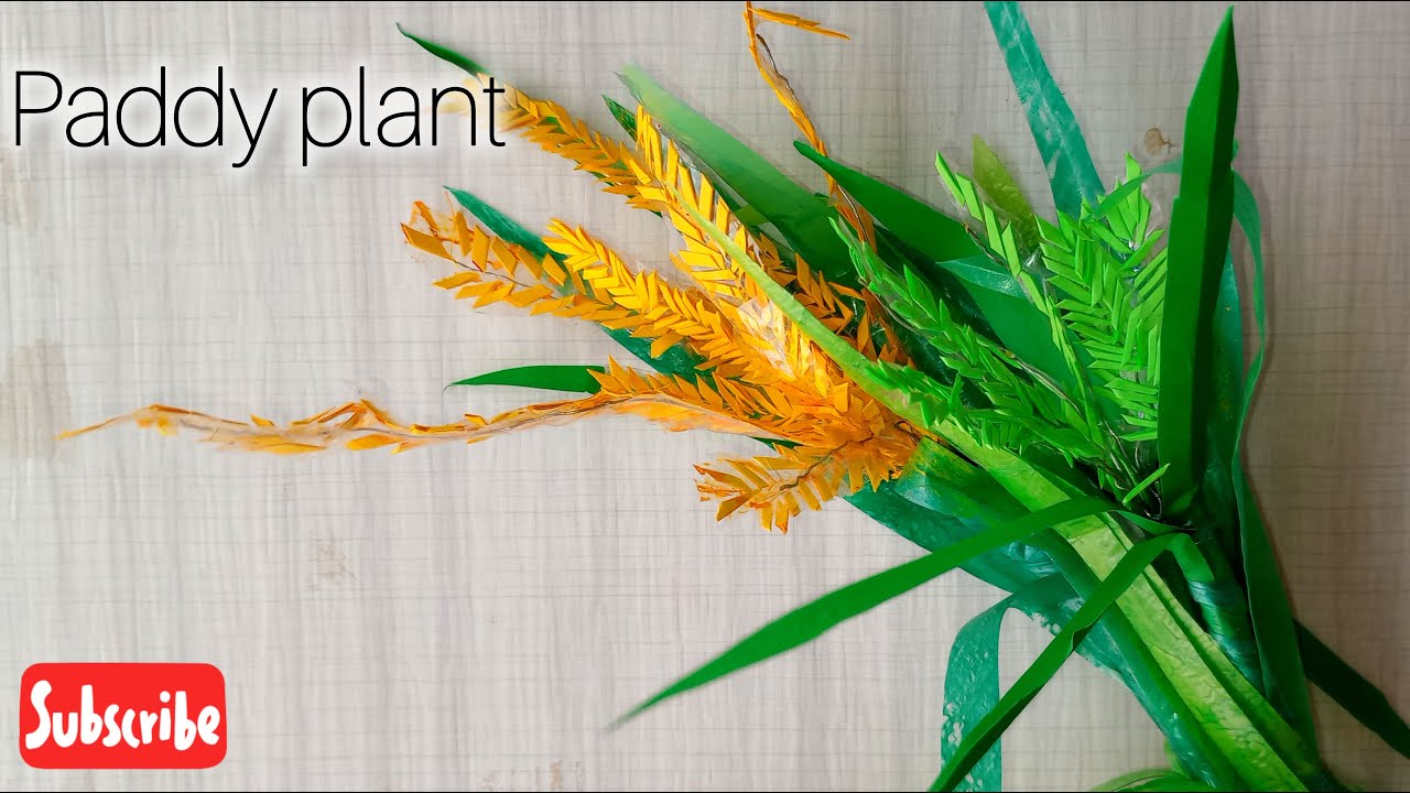 "Paper Paddy Plant: Upcycled Art from Waste" @Handmadehaven_sumana #diy ...