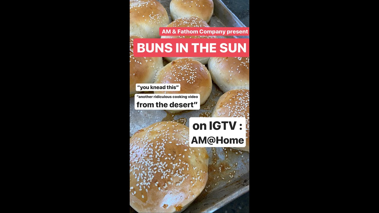 BUNS IN THE SUN (Baking Burger Buns) - YouTube