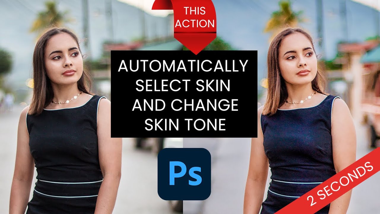 Free Automatic Photoshop Skin Tone Retouching Action - Easy AI One ...