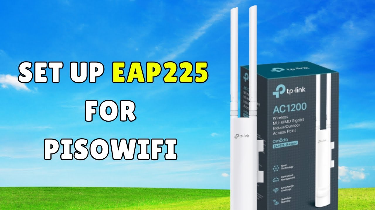 How to Configure TP-Link EAP225 as Access Point for PISOWIFI - YouTube