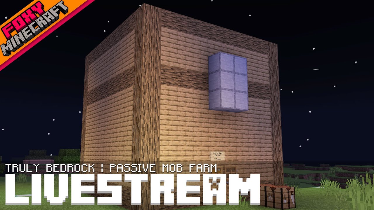 Passive Mob Farm | Truly Bedrock Season 1 | FoxyNoTail | Minecraft ...