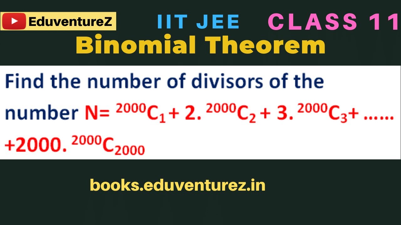 Find the number of divisors of the number N= 2000C1 + 2. 2000C2 + 3 ...